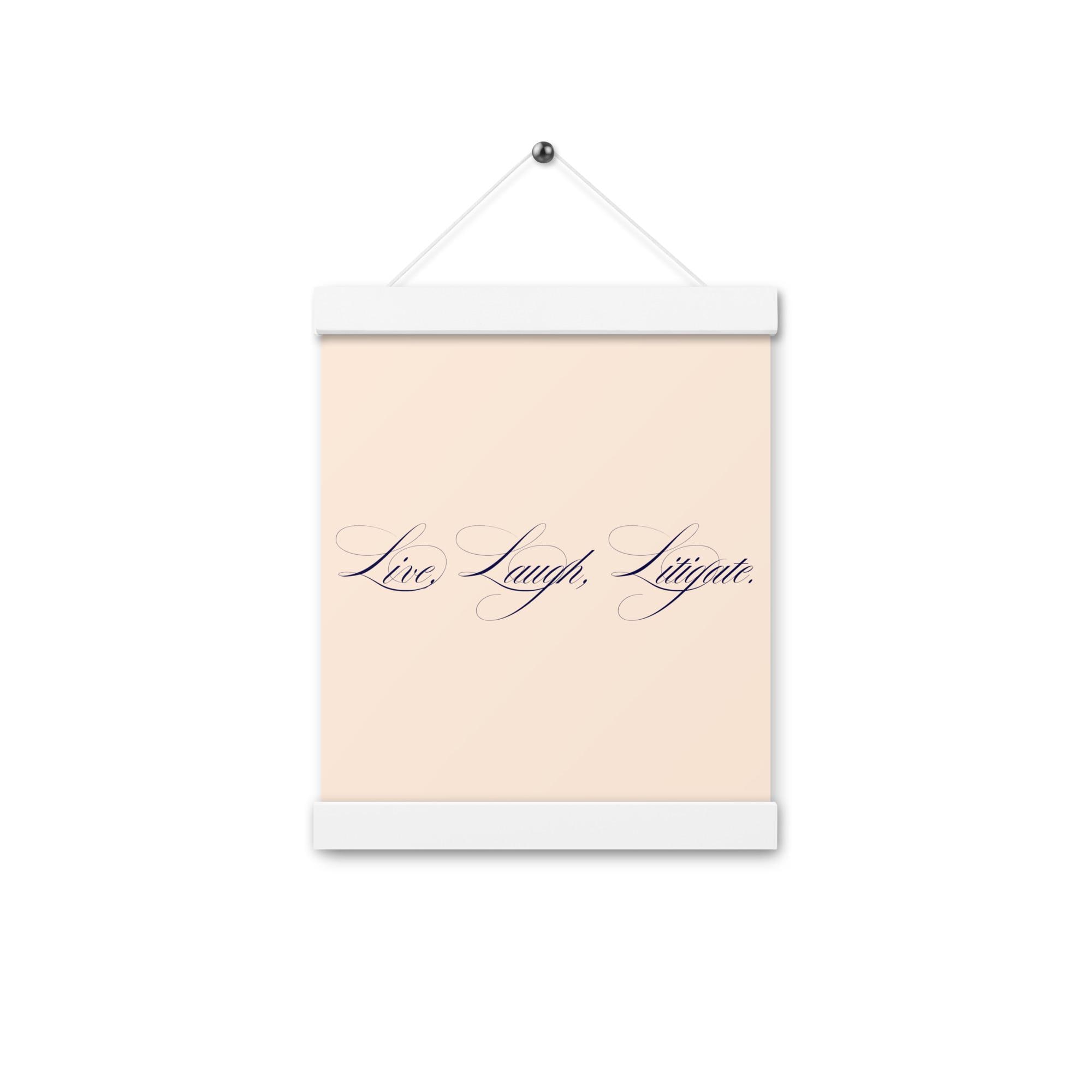 Live, Laugh, Litigate Hanging Poster - Etsy