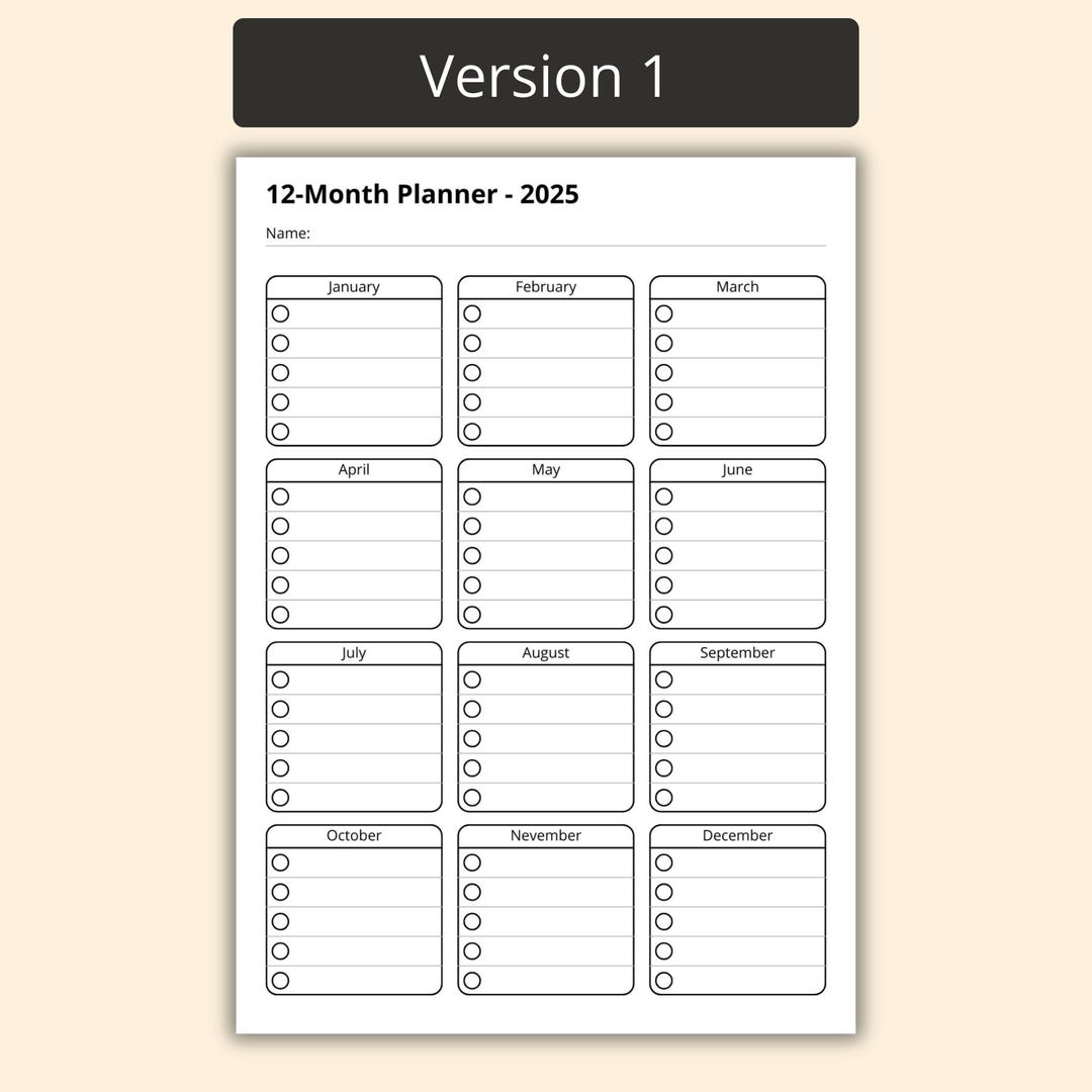 2026 Monthly Goal Planner: Routine & Habit Tracker - Etsy