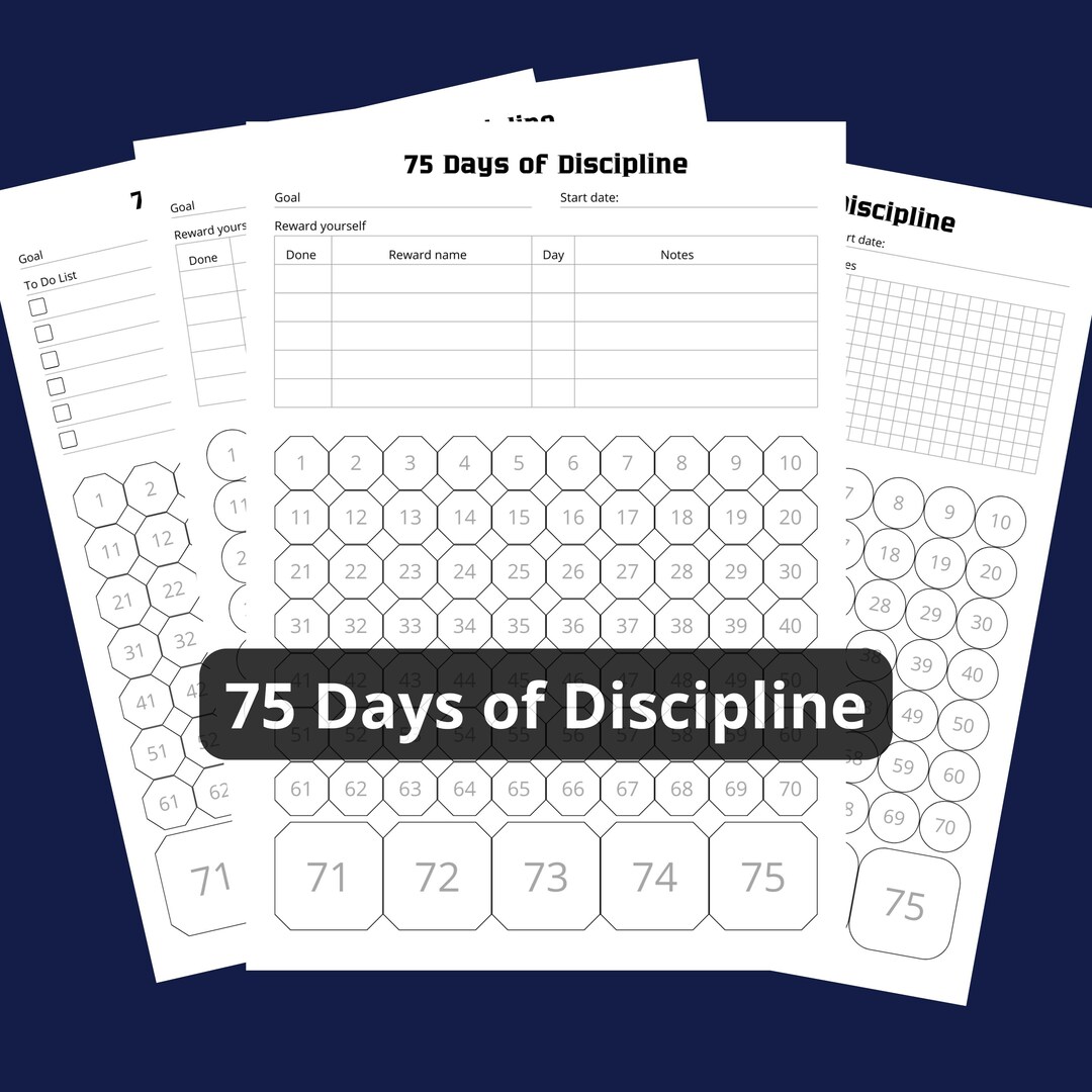 75 Days of Discipline Challenge | Build Discipline Through Consistency ...