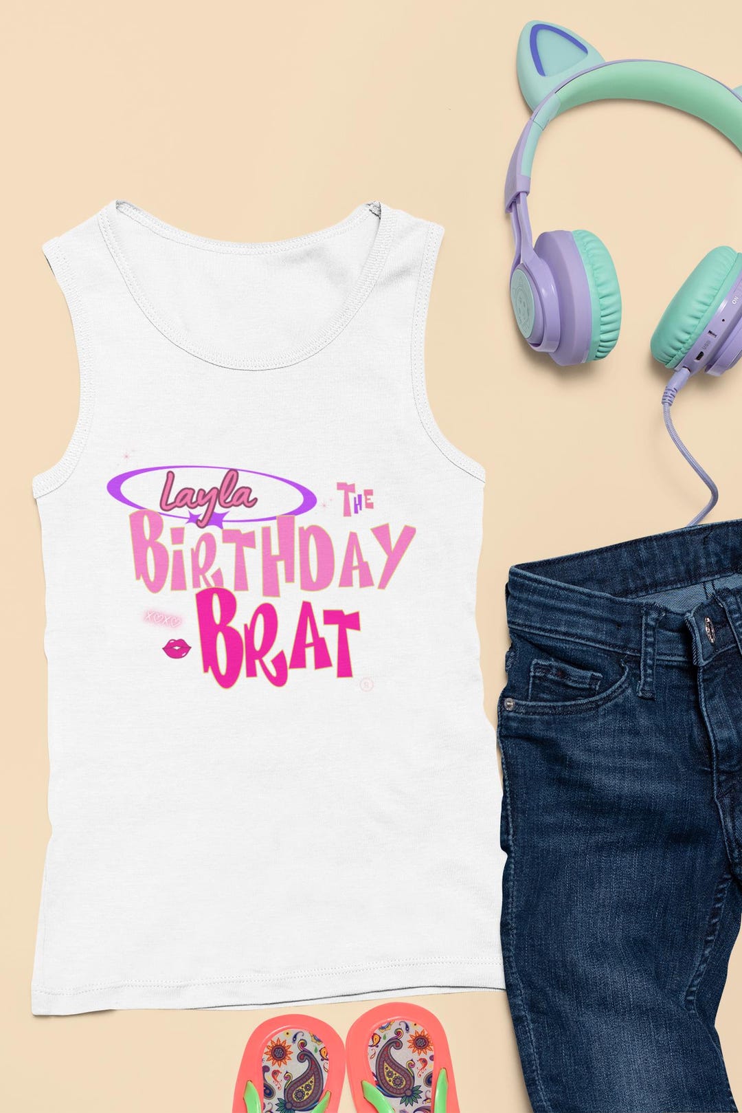 Custom Birthday Girl Shirt,custom Brat Shirt,girls Birthday Shirt ...