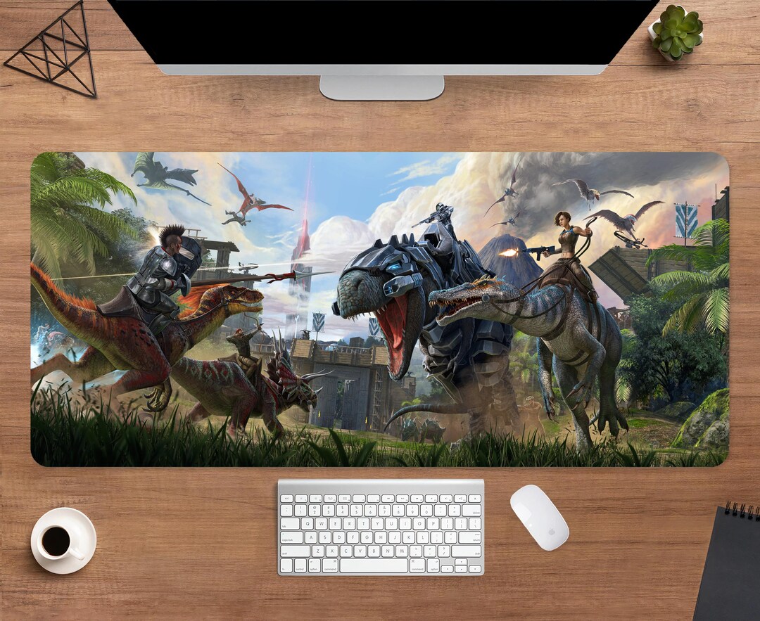 Ark Survival Evolved Desk Mat | Ark Survival Game Mouse Pad | Large ...