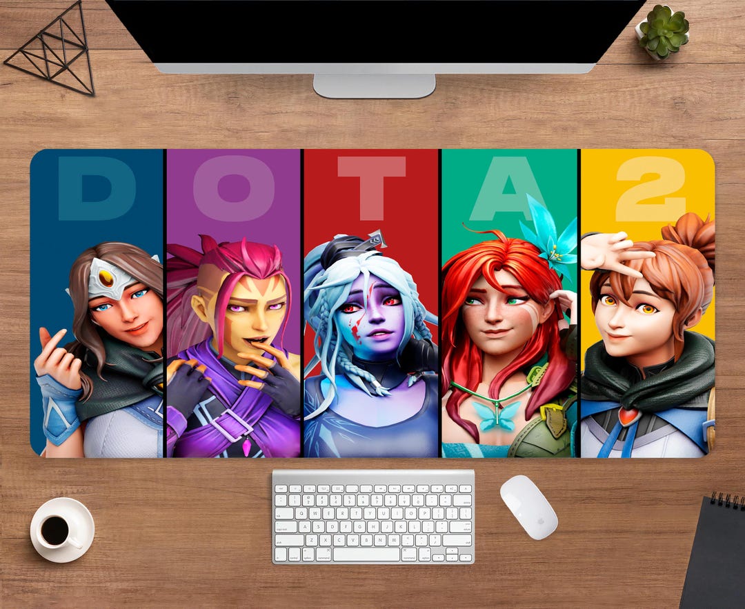 Dota 2 Desk Mat | Windranger Mouse Pad | Large Desk Pad | Gaming Desk ...