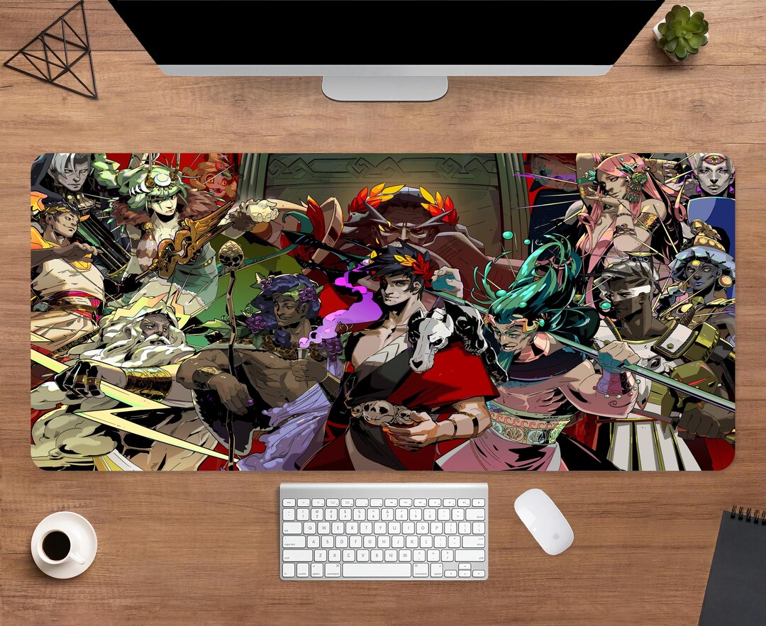 Hades Desk Mat | Zagreus Mouse Pad | Large Desk Pad | Gaming Desk Decor ...