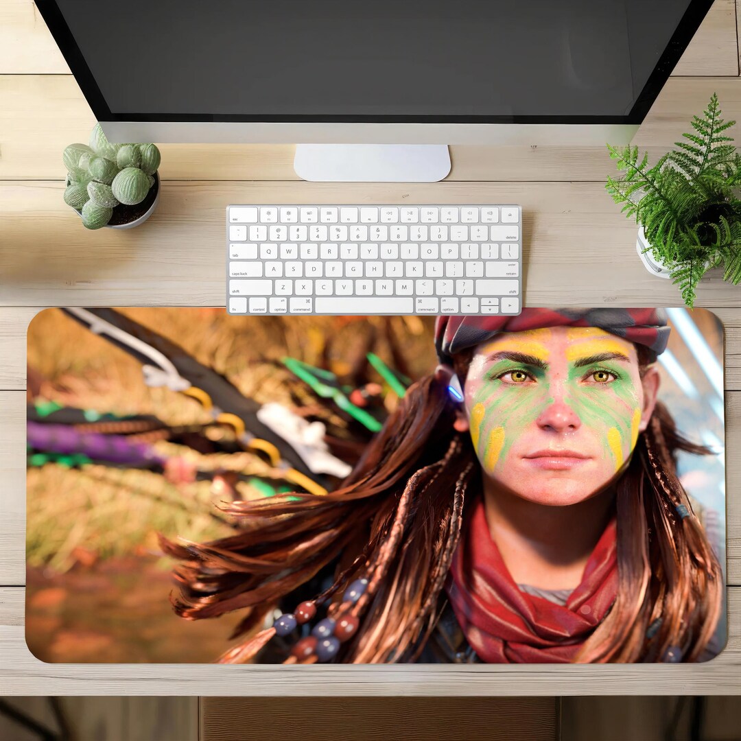 Horizon Forbidden West Desk Mat | Aloy Mouse Pad | Large Desk Pad ...