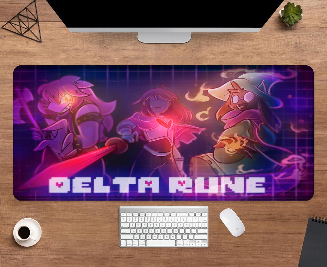 Deltarune Desk Mat | Deltarune Kris Mouse Pad | Large Desk Pad | Gaming ...