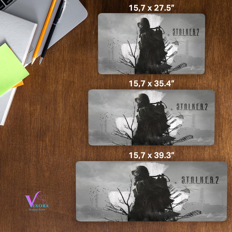Stalker Desk Mat | Shadow of Chernobyl Mouse Pad | Large Desk Pad ...