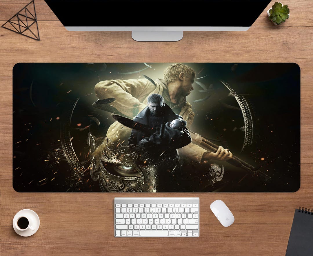 Resident Evil Village Desk Mat | Karl Heisenberg Mouse Pad | Large Desk ...