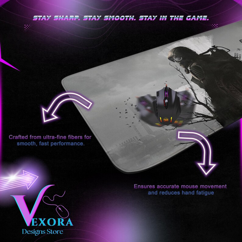 Stalker Desk Mat | Shadow of Chernobyl Mouse Pad | Large Desk Pad ...