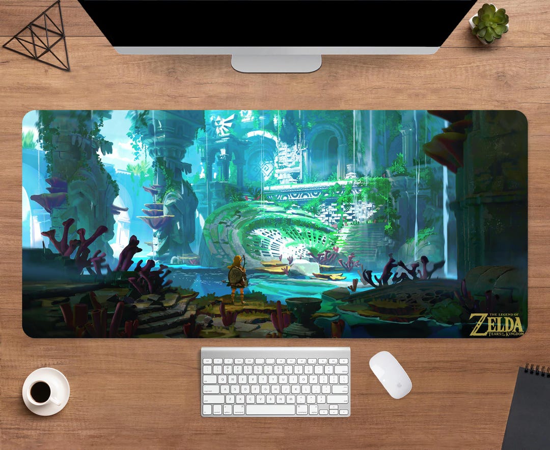 The Legend of Zelda Desk Mat | Breath of the Wild Mouse Pad | Large ...