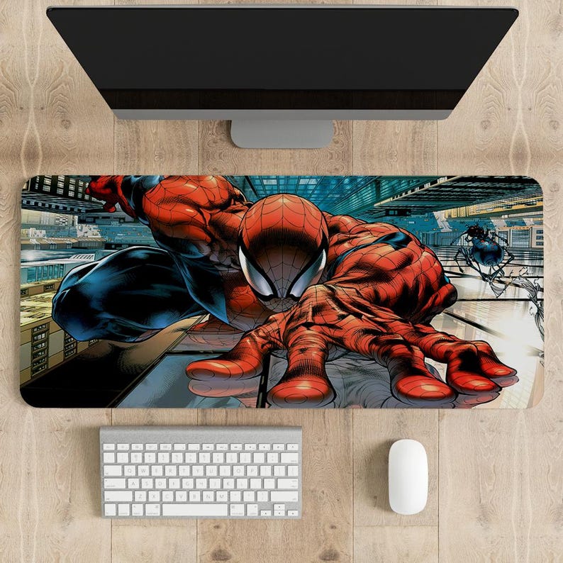 The Amazing Spider-man Comic Desk Mat | Spider-man Mouse Pad | Large ...