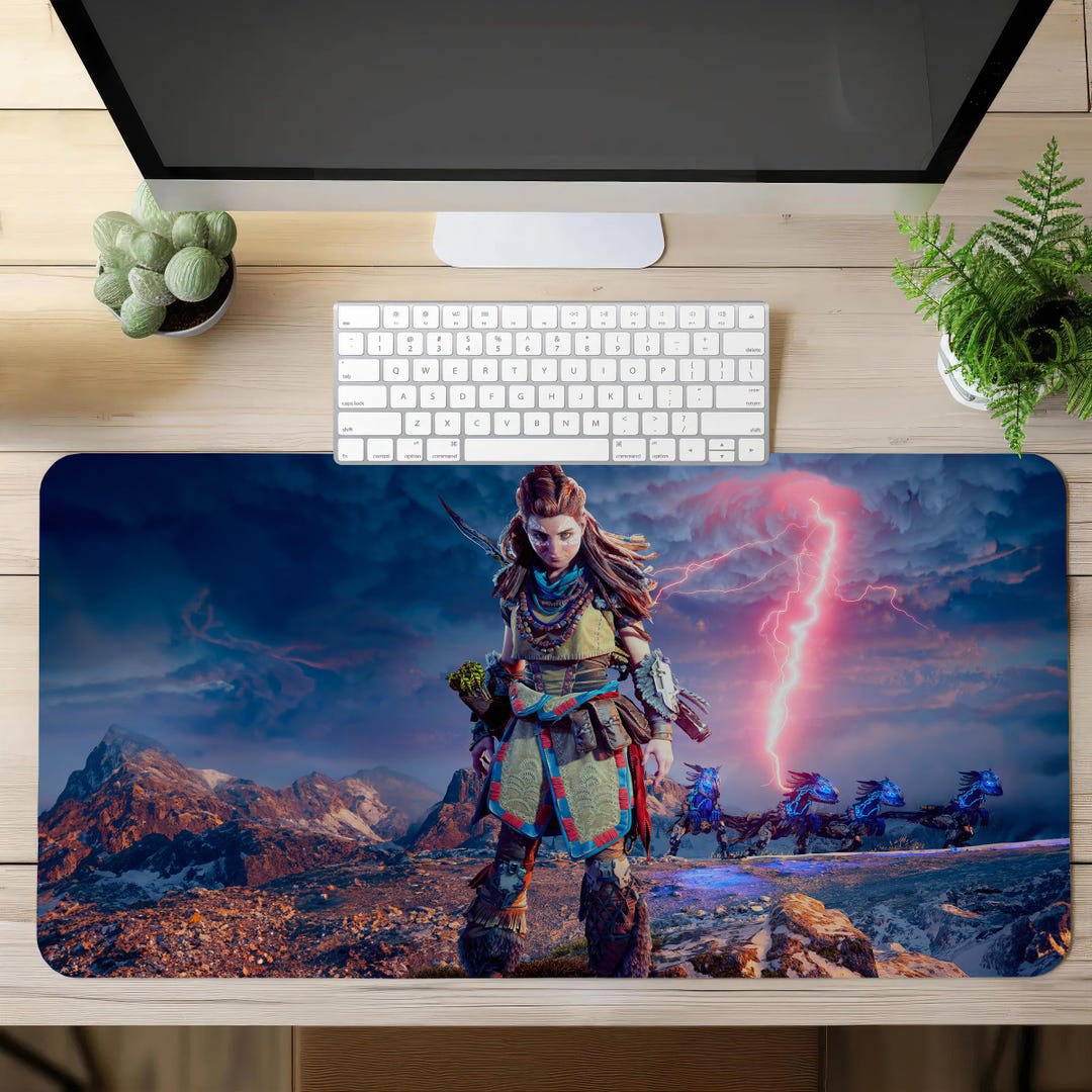 Horizon Forbidden West Desk Mat | Aloy Mouse Pad | Large Desk Pad ...