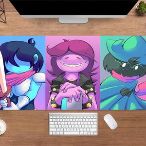 Deltarune Desk Mat | Deltarune Mouse Pad | Large Desk Pad | Gaming Desk ...