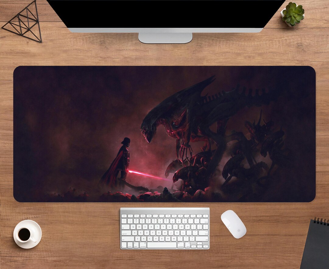 Alien Xenomorph Desk Mat | Space Monster Mouse Pad | Large Desk Pad ...