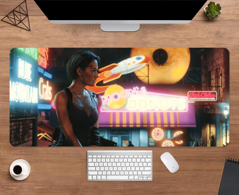 Resident Evil 3 Desk Mat | Jill Valentine Mouse Pad | Large Desk Pad ...