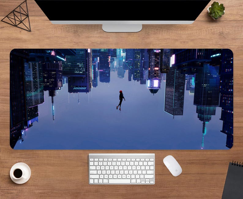Spider-man: Into the Spider-verse Desk Mat | Miles Morales Mouse Pad ...