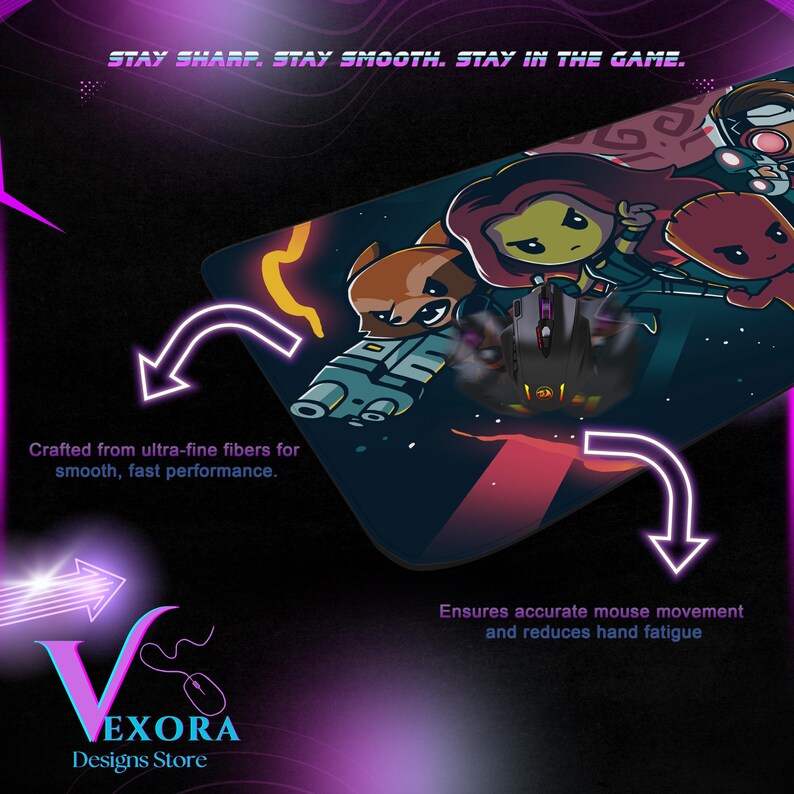 Guardians of the Galaxy Desk Mat | Peter Quill Mouse Pad | Large Desk ...
