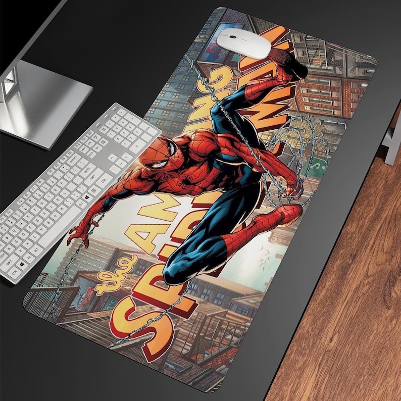 The Amazing Spider-man Comic Desk Mat | Spider-man Mouse Pad | Large ...