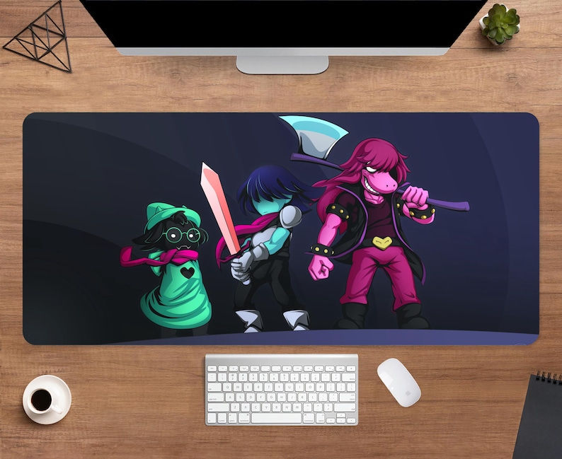 Deltarune Desk Mat | Deltarune Mouse Pad | Large Desk Pad | Gaming Desk ...