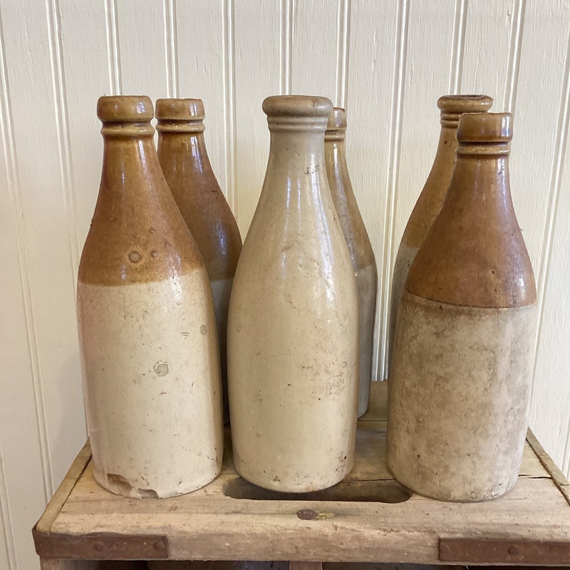 Stoneware Bottle - Etsy