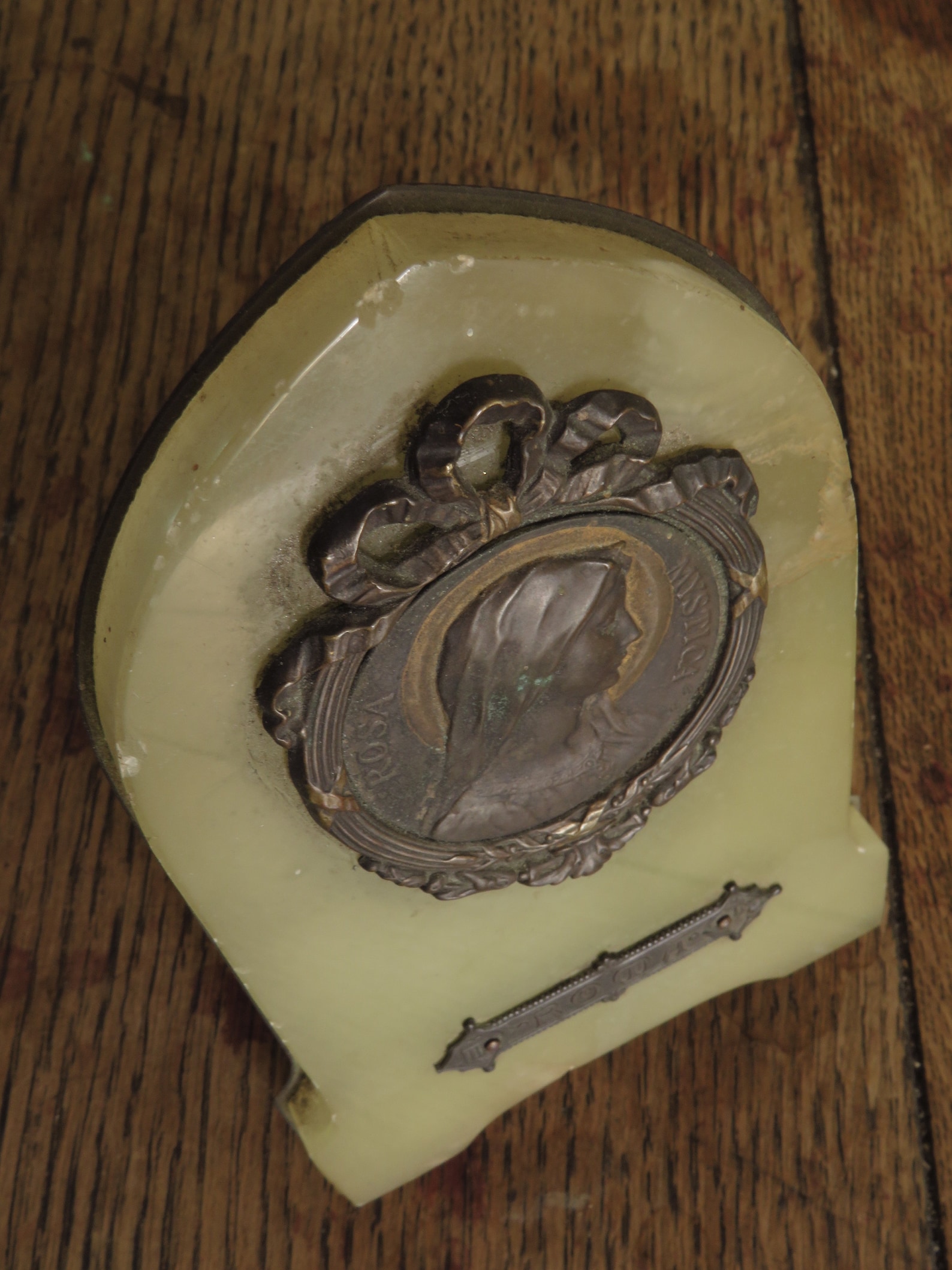19th C. Émile Dropsy Bronze & Marbled Green Onyx Art Nouveau - Etsy