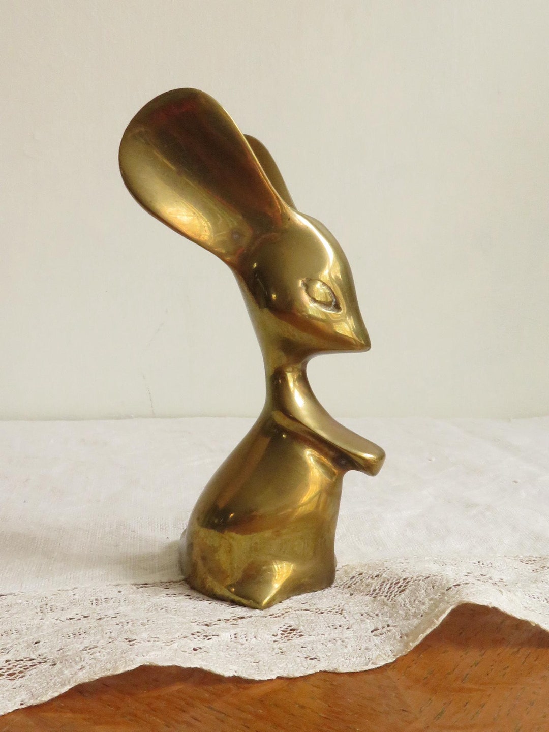 1960s Brass Mouse Figure Handmade Mid Century Art Object - Etsy