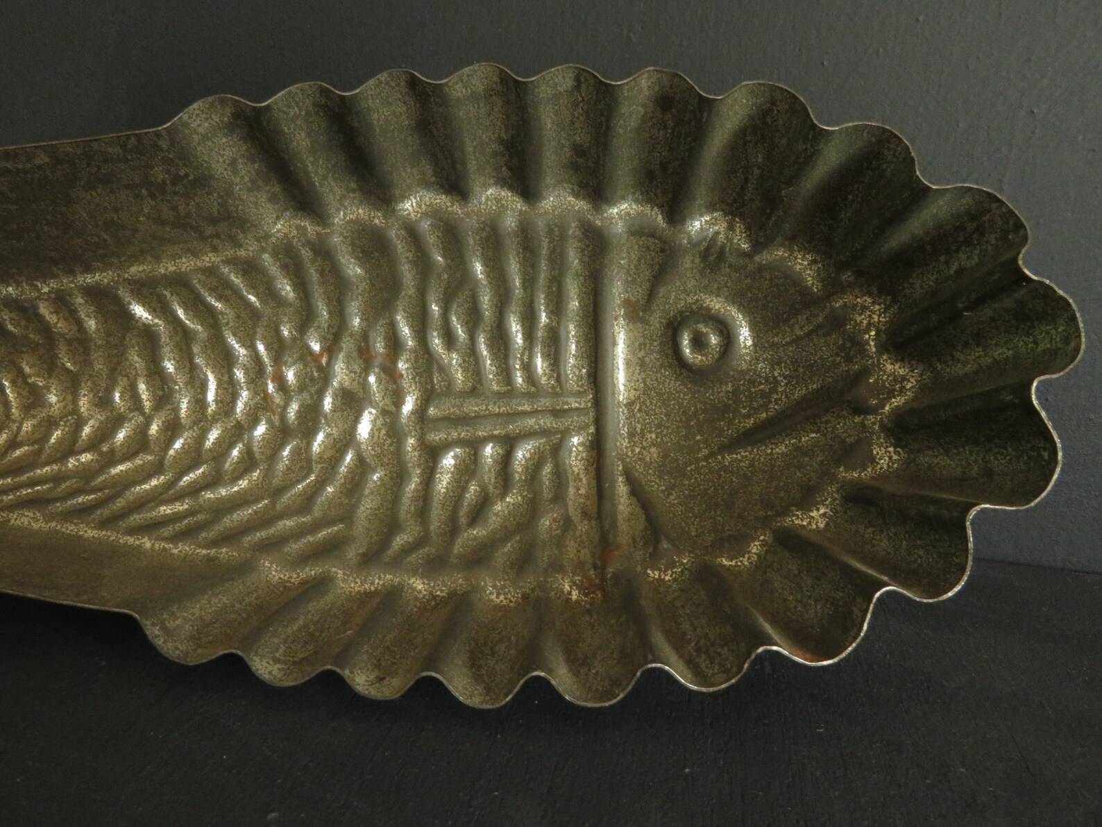 Antique West German Fish Mold Tin Metal Terrine Salmon Mousse | Etsy