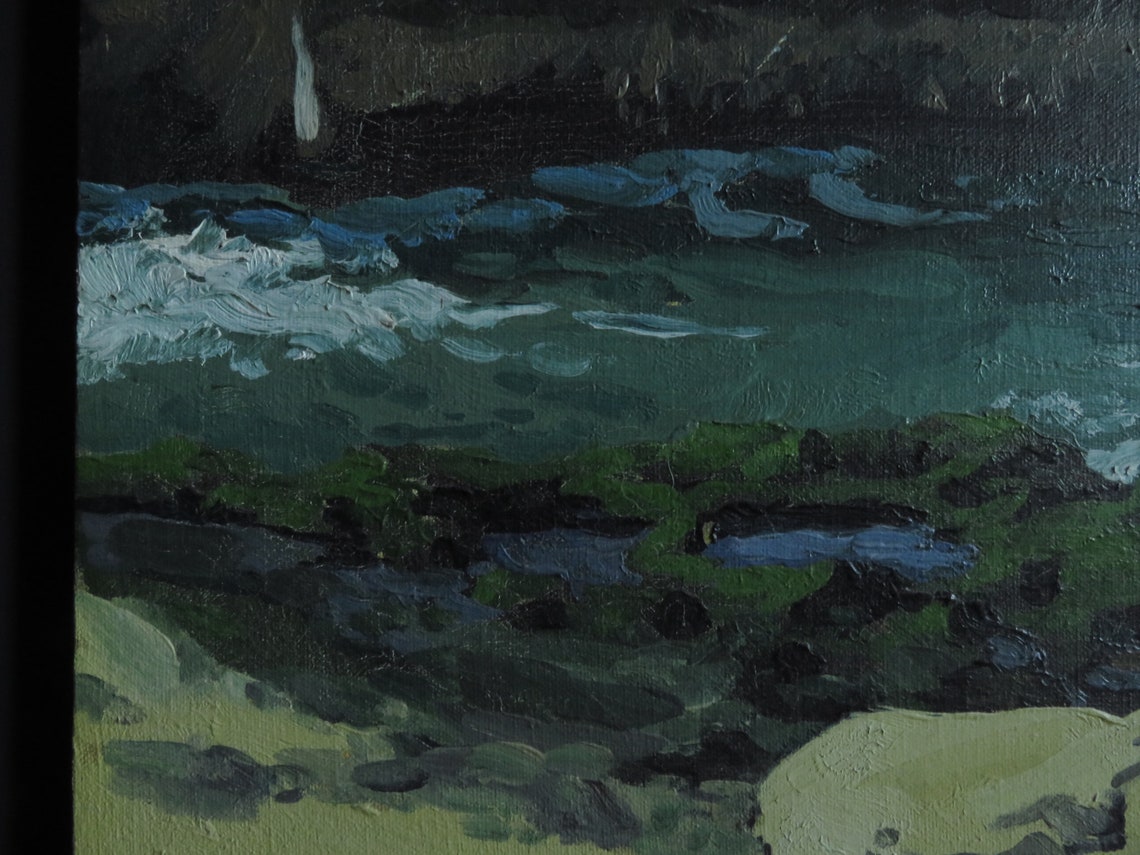 70s Peter Loftus Rare Early Work Santa Cruz Coast Landscape - Etsy