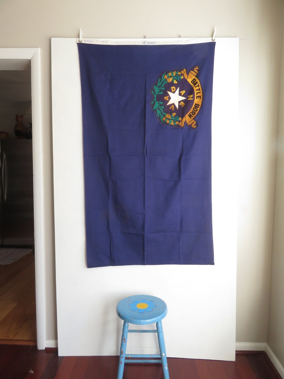 Vintage State of Nevada Flag 100% Cotton Ajax Paramount Flag Co. San ...