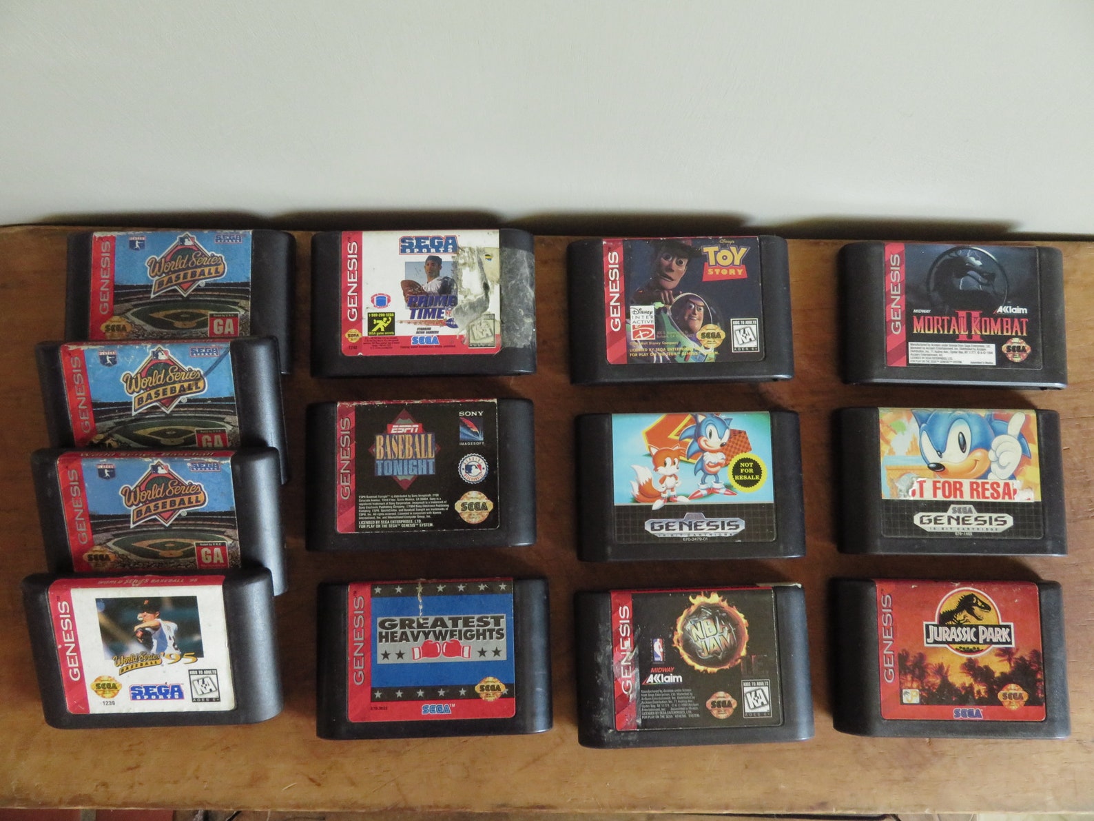 Sega Genesis 33 Games Dual Player 1990s Game Console & 33 | Etsy