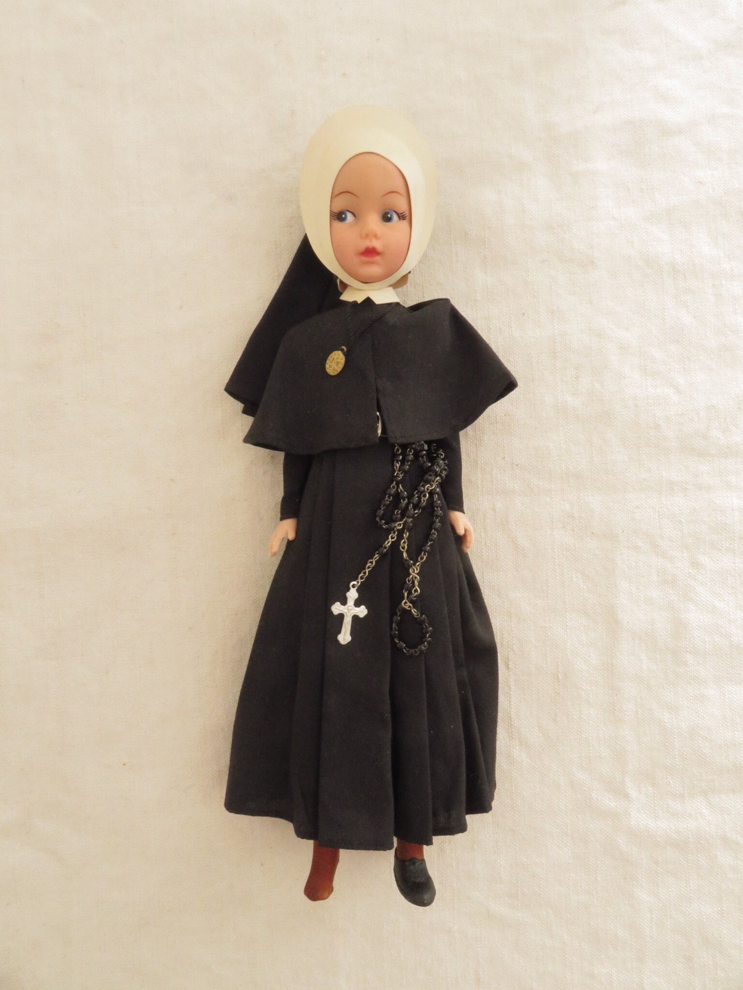 Vintage Nun Doll Christian Catholic Rosary Religious Collectible Toy - Etsy