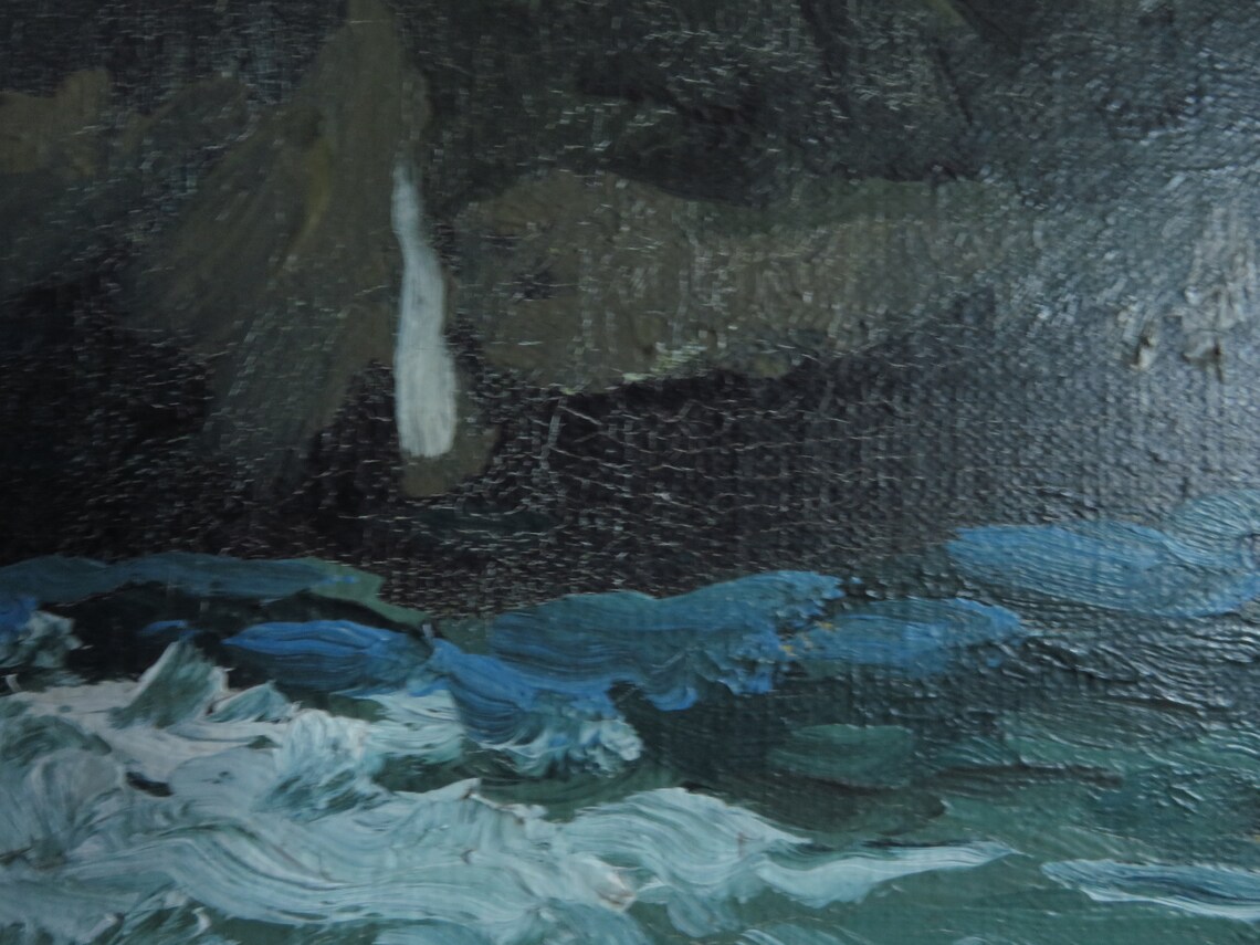 70s Peter Loftus Rare Early Work Santa Cruz Coast Landscape - Etsy