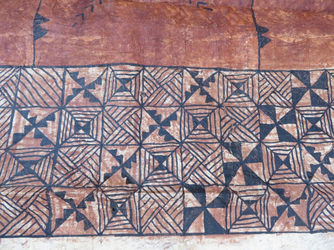 19ft X 14ft TAPA CLOTH Extra Large Antique Handcrafted Siapo Kapa Cloth ...