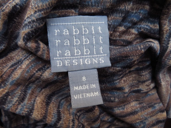 90s Rabbit Rabbit Rabbit Designs Tiger Stripe Batwing… - Gem