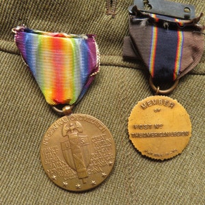 WW1 US Army Uniform C1918 Khaki Wool Insignia, Tunic & Jodhpurs, Leg ...