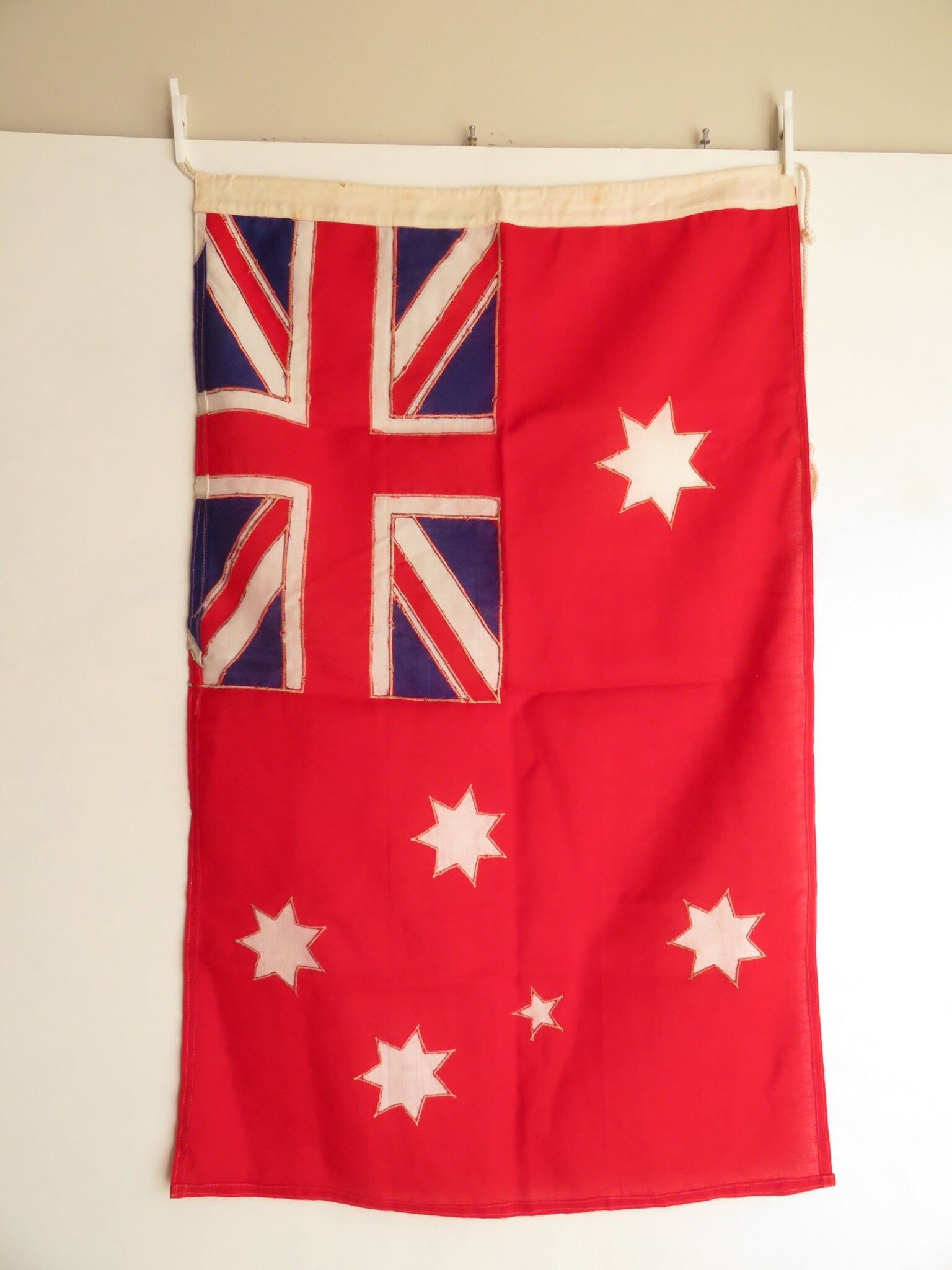 Vintage Australian Merchant Wool Flag Cheong Lee Flag & Sail Maker Hong ...