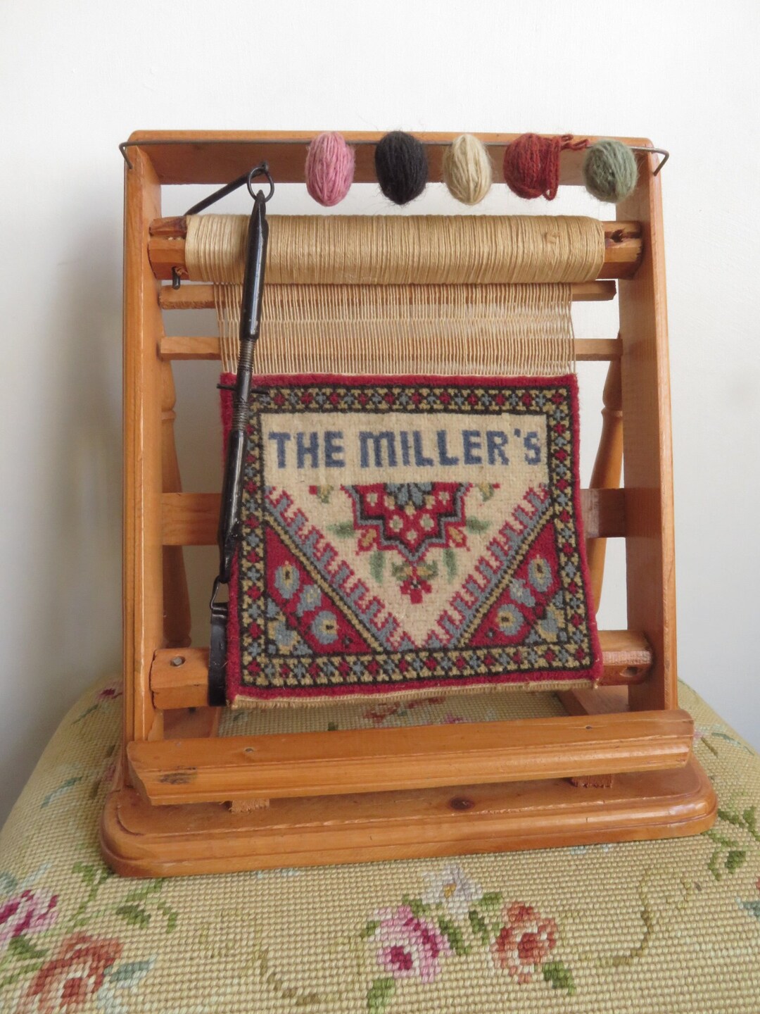 Small Vintage Loom Handmade Wooden Turkish Loom - Etsy