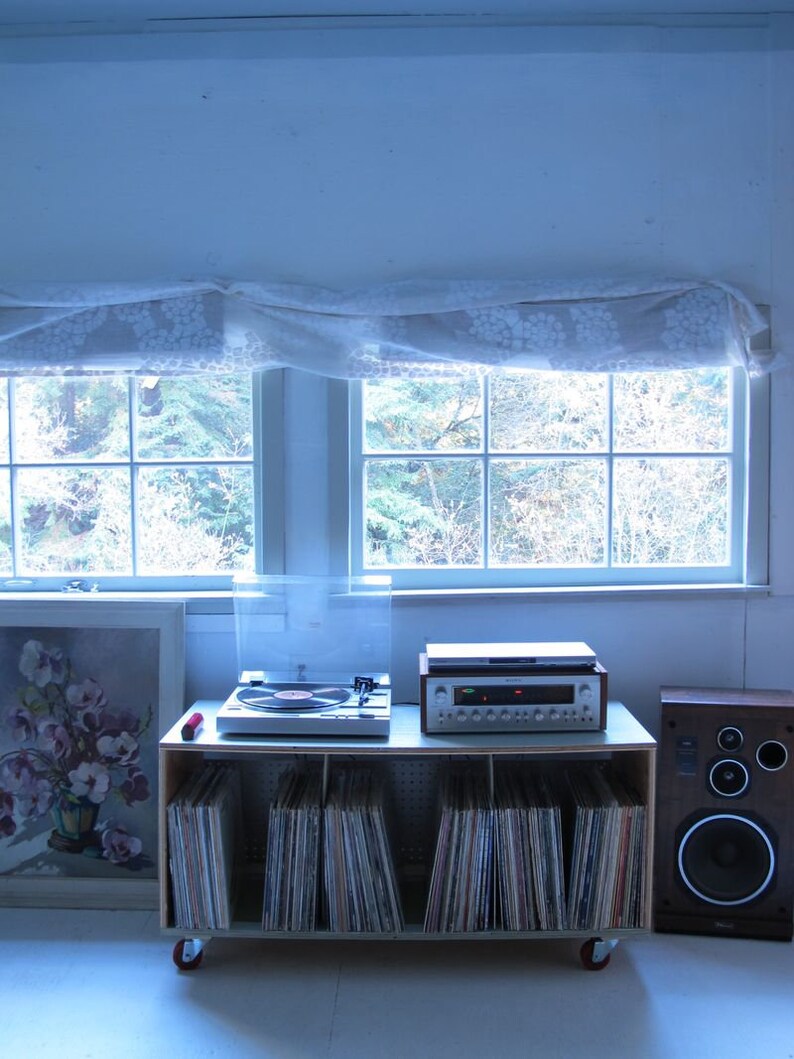 Rolling LP Vinyl Record Cabinet Custom Made Record Album - Etsy