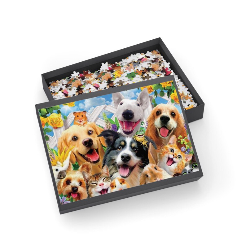 Funny Pet Puzzle, Dog Lover Gift, Pet-themed Puzzle, Perfect for Kids ...