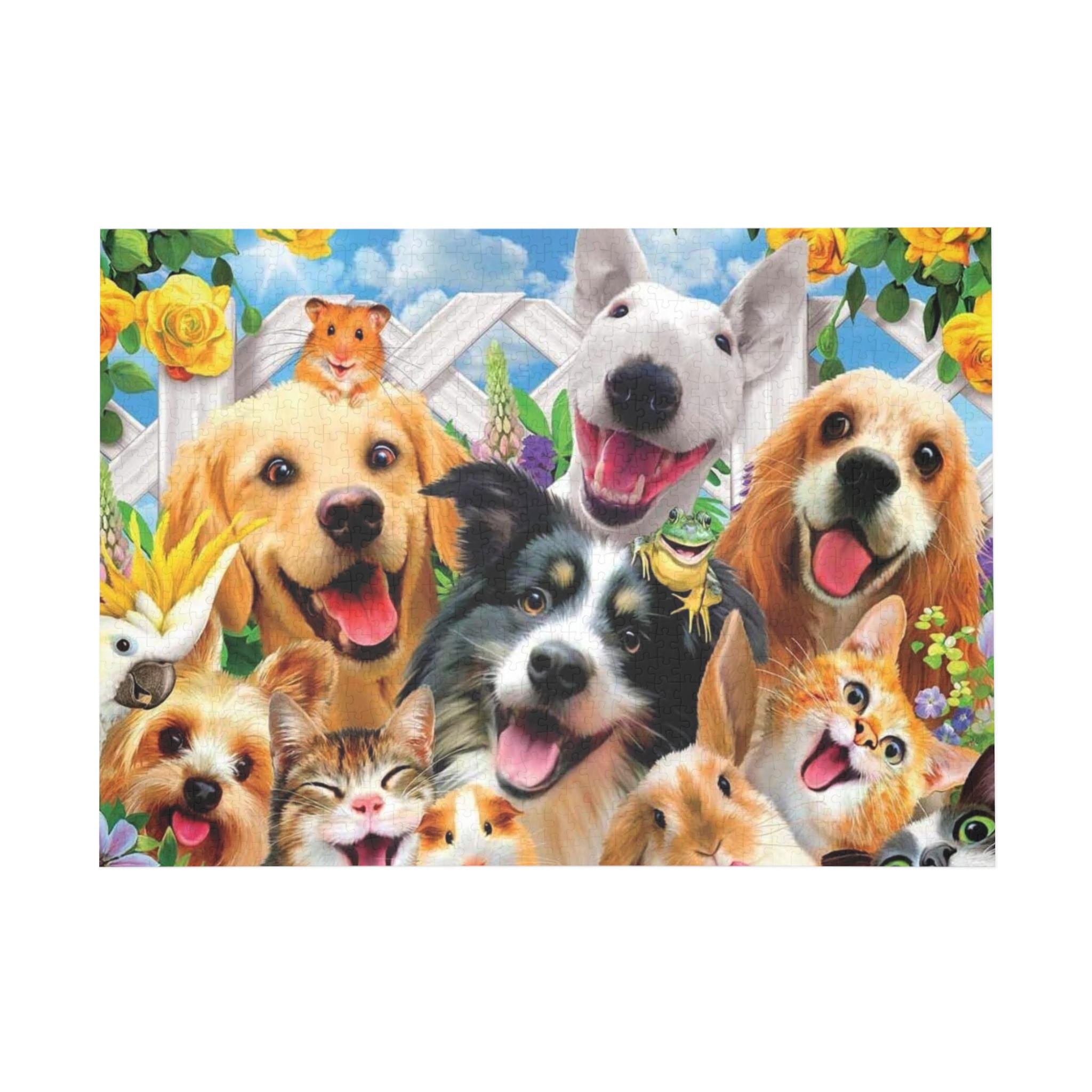 Funny Pet Puzzle, Dog Lover Gift, Pet-themed Puzzle, Perfect for Kids ...