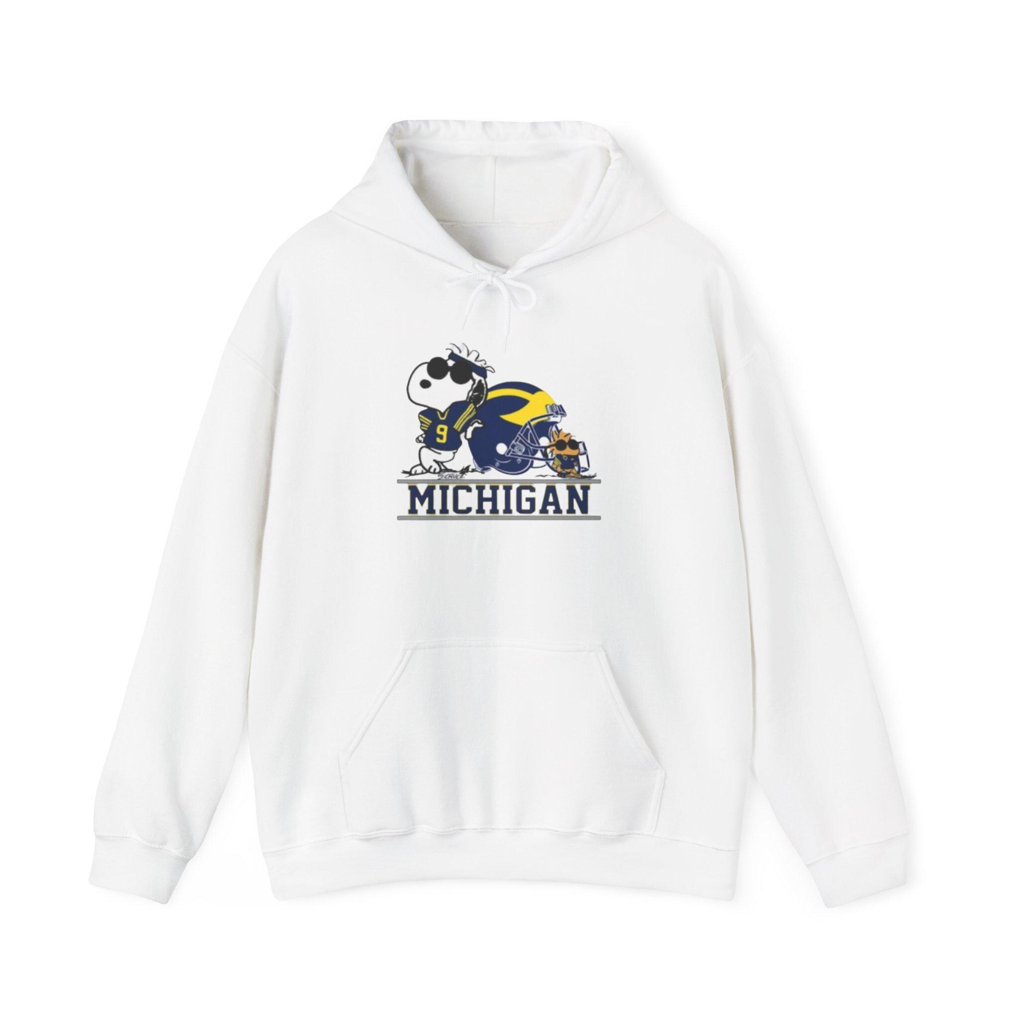 Snoopy X Michigan Unisex Graphic Hoodie - Etsy