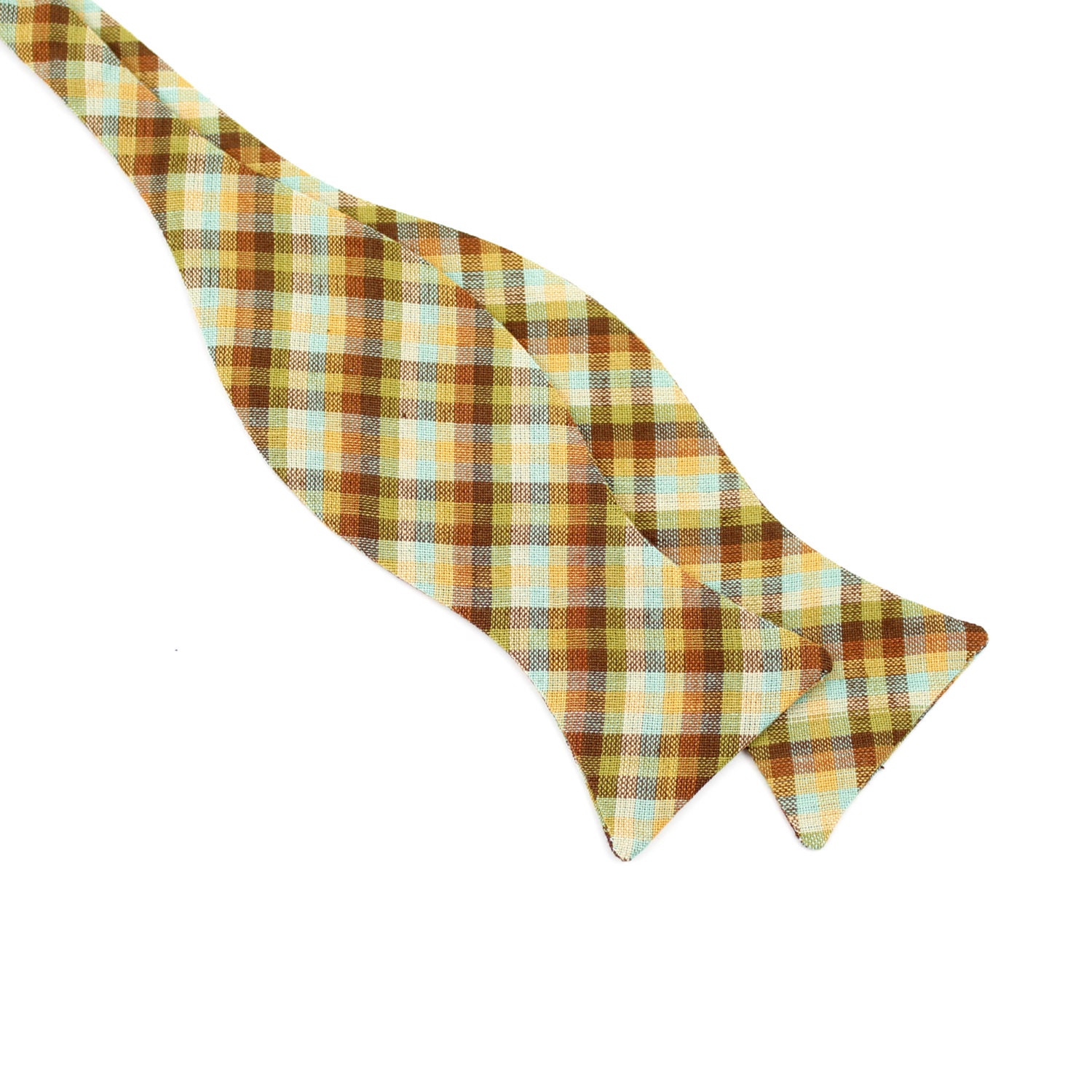 Happy Camper Gingham Bow Tie - Etsy