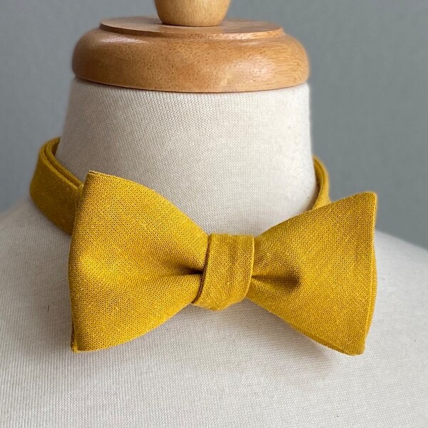 Mustard Tie - Etsy