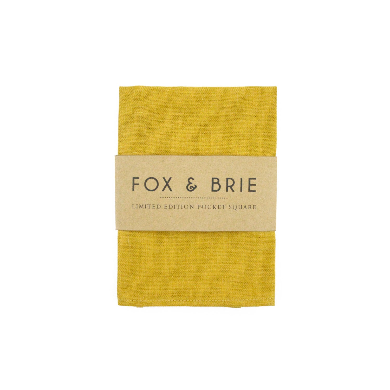 Mustard Linen Pocket Square - Etsy