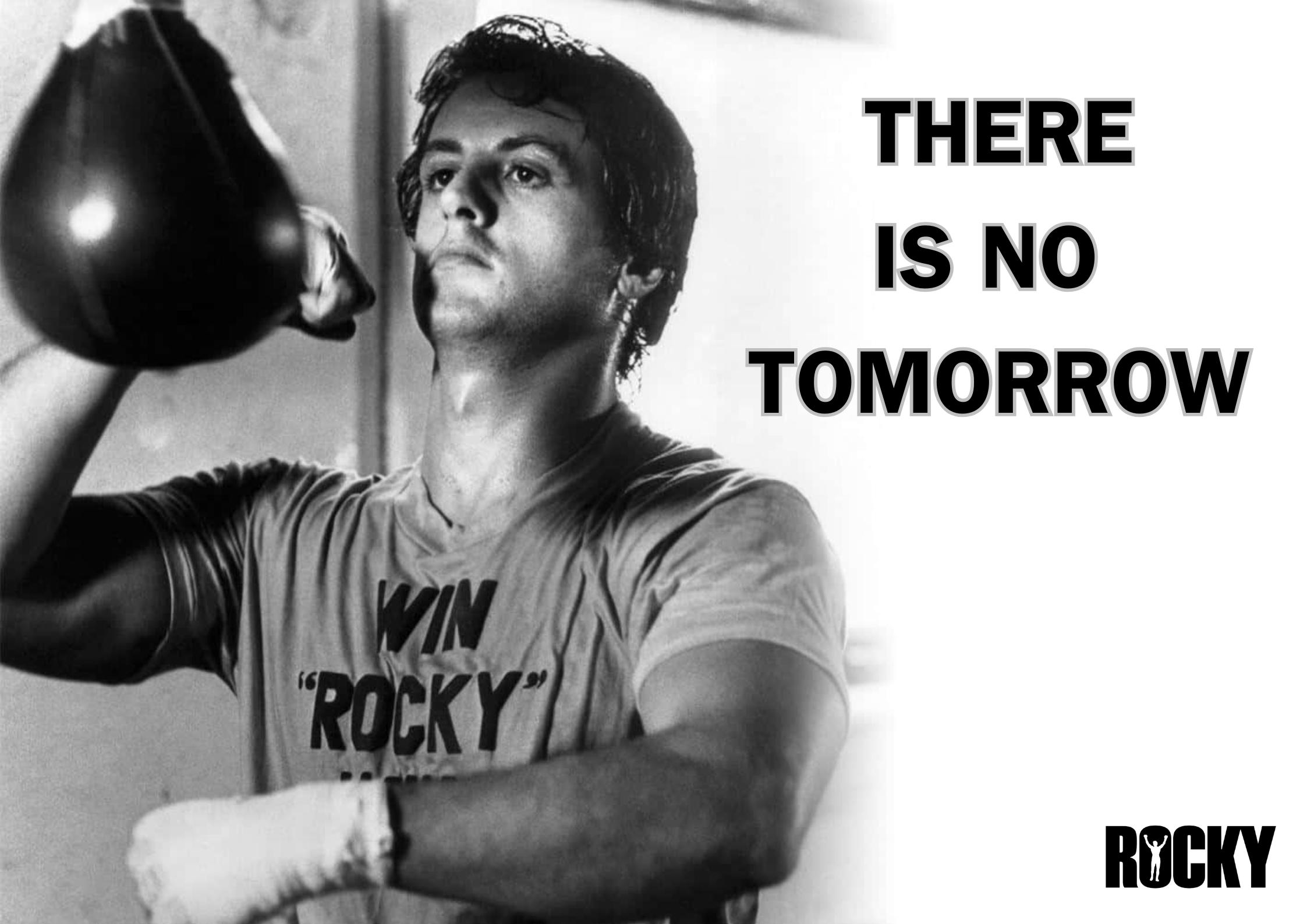 Digital Print: Rocky Balboa – “there is No Tomorrow” - Etsy