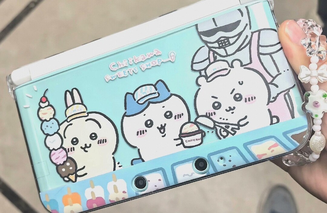 DIY Chiikawa Ice Cream Case Full Model Series, Anime Cartoon Handmade ...