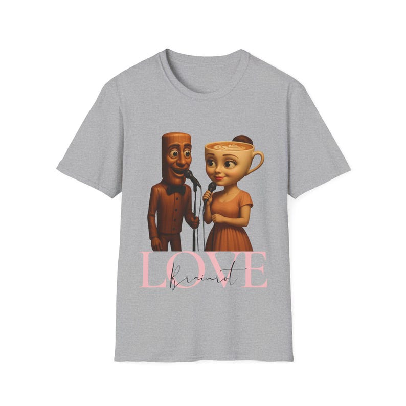 Viral Brainrot Characters Meme Tik Tok Funny Print for Unisex T Shirt ...