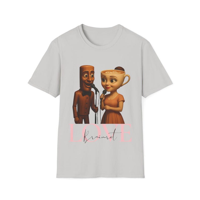 Viral Brainrot Characters Meme Tik Tok Funny Print for Unisex T Shirt ...