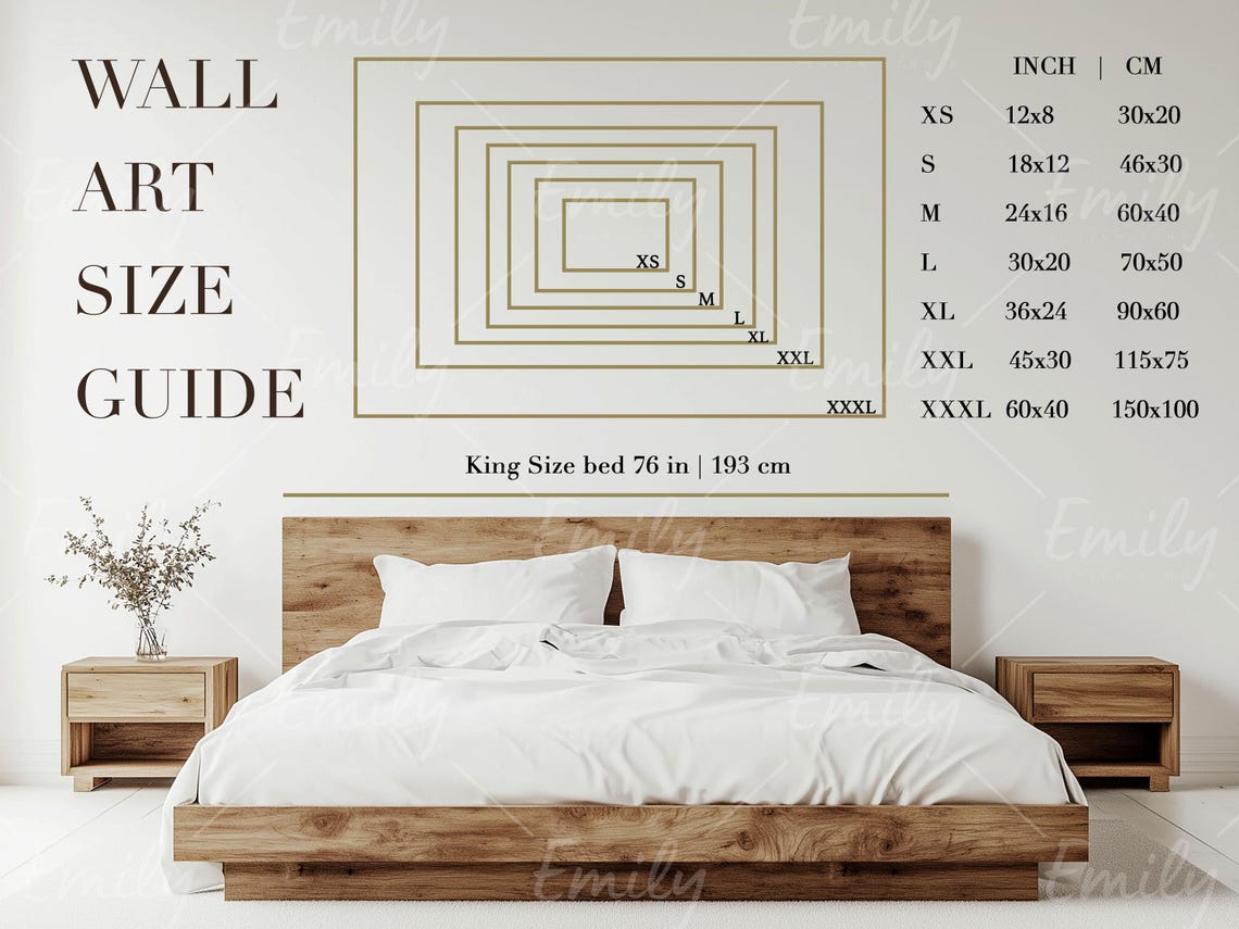 Etsy Seller Size Guide, Wall Art Dimensions Chart, Print Size Guide ...