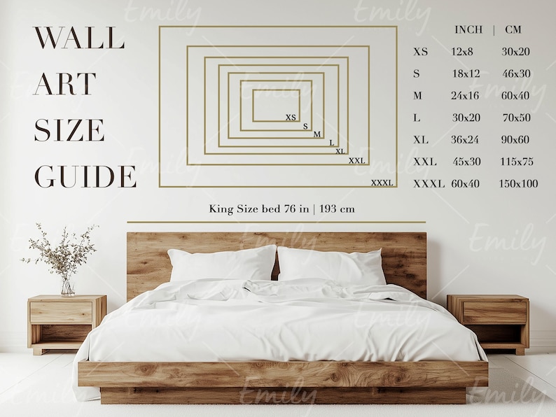 Etsy Seller Size Guide, Wall Art Dimensions Chart, Print Size Guide ...