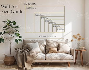 Etsy Seller Size Guide, Wall Art Dimensions Chart, Print Size Guide ...
